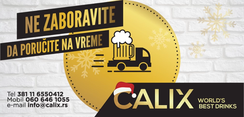 Internet prodavnica, distribucija i prodaja pića: CALIX